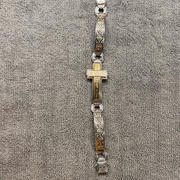 Konstantino | Jewelry | Konstantino Twotone Gold And Silver Cross Link ...